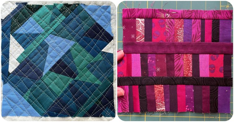 Block Lottery – Crumb Block – Triangle Modern Quilt Guild